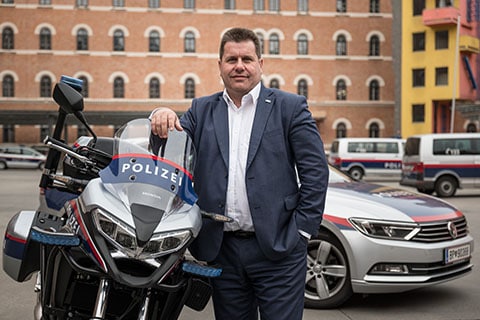 Portät Michael Takacs – der neue Leiter der Wiener Verkehrspolizei